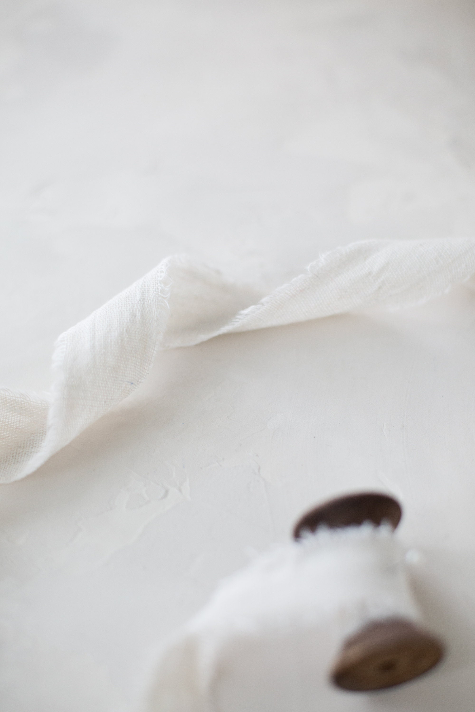 Antique Ivory Linen-cotton Blend Frayed Edge Ribbon • 1" • 1.5" - Etsy