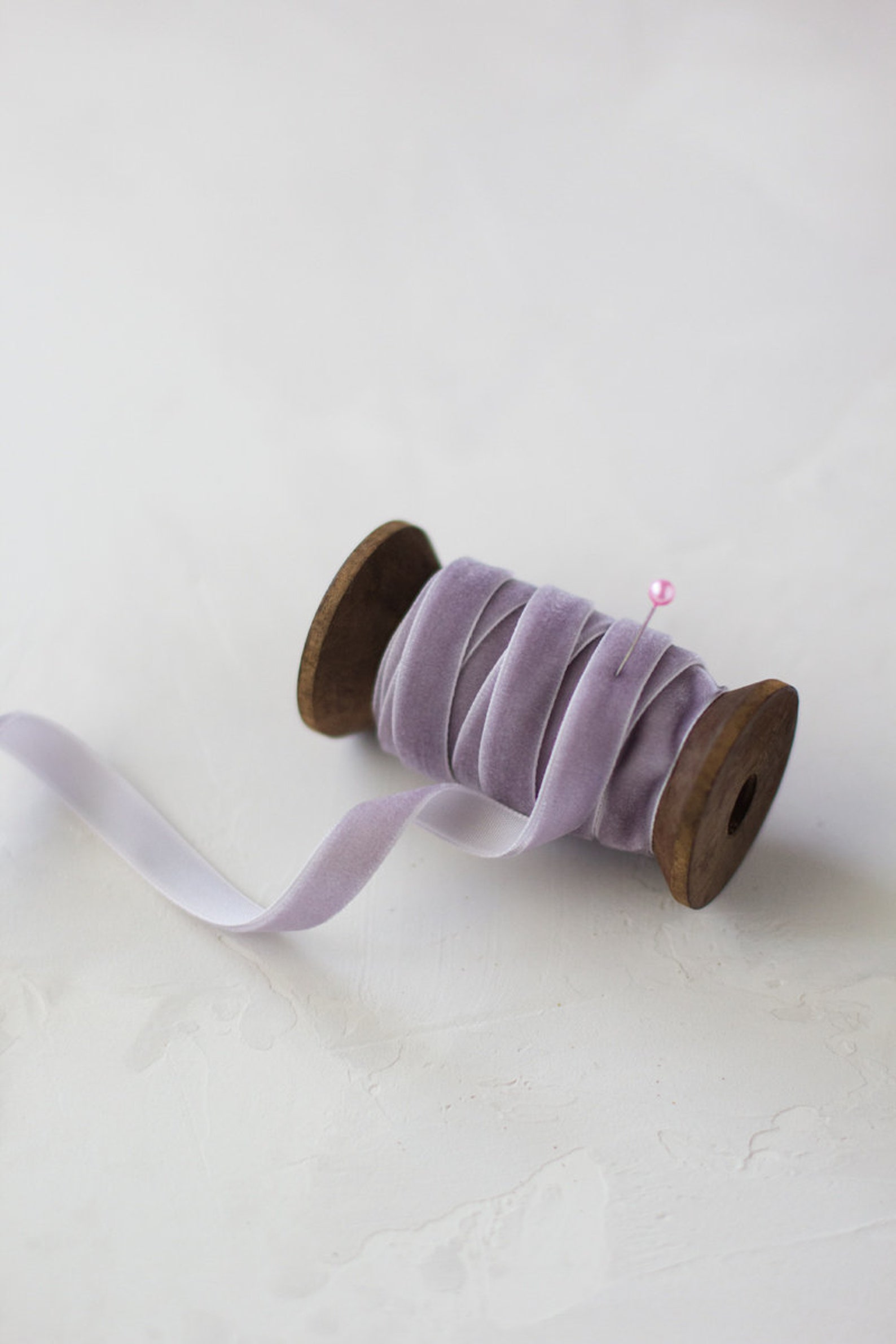 Dusty Lavender Purple Velvet Ribbon 1/4 3/8 - Etsy