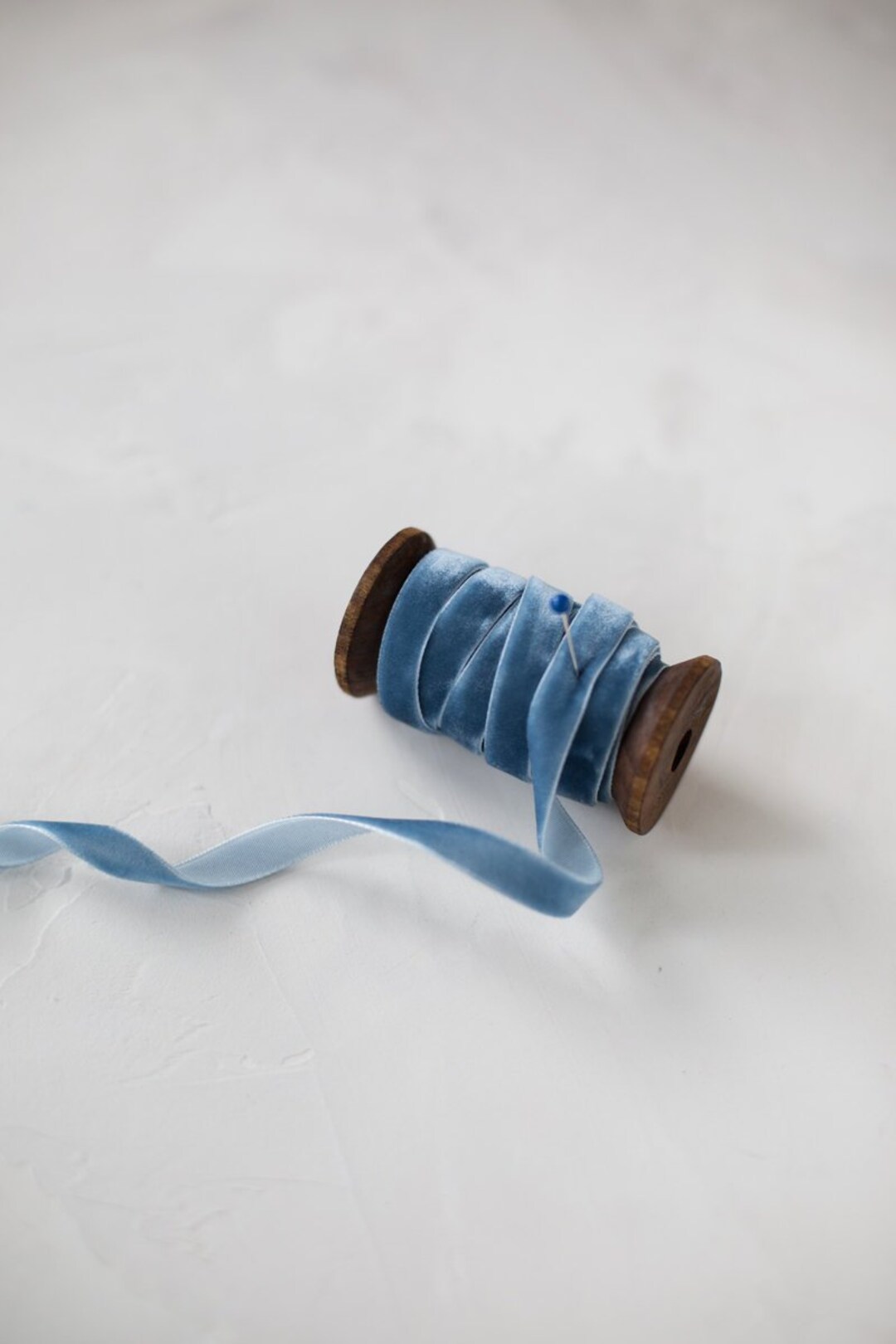 Smoke Blue Gray Velvet Ribbon • 1/4" • 3/8" • 5/8" - Etsy