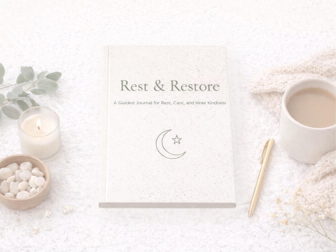 Rest and Restore Guided Journal | Printable and iPad PDF - Etsy