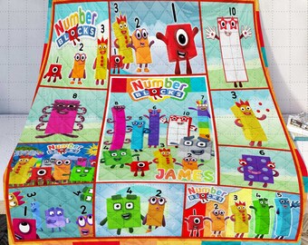 Numberblocks Fleece - Etsy