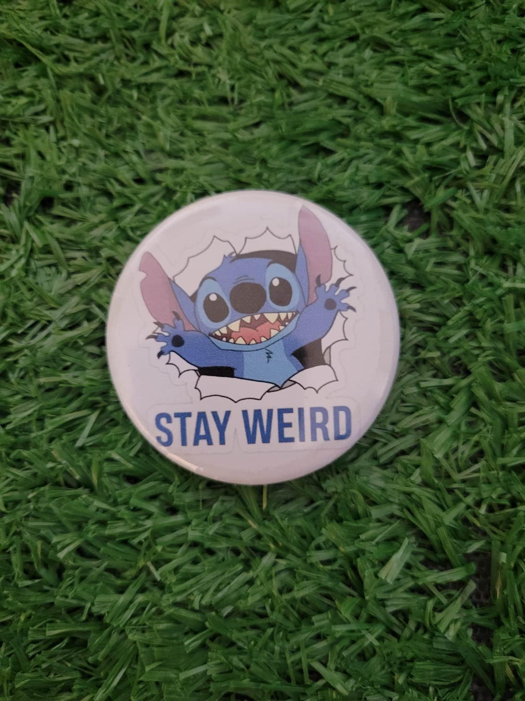 Stitch Themed Badge 58mm - Etsy