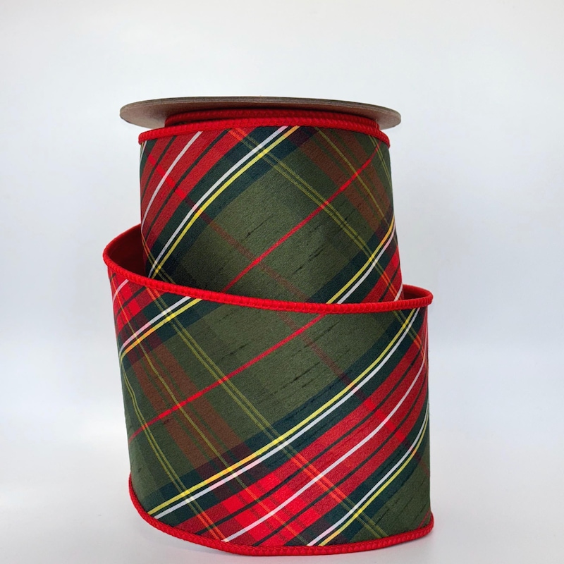 Christmas Tartan Ribbon - Etsy