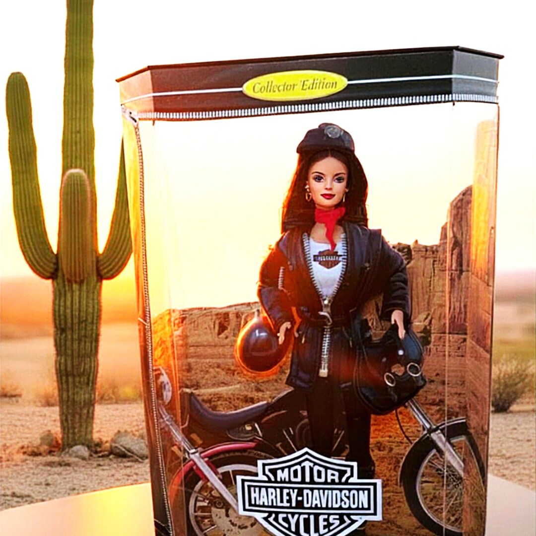 Harley‑davidson Barbie • Biker Style • Boxed Collector Doll • Gift ...