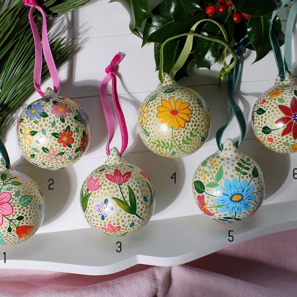 Hand Painted Bauble - Etsy