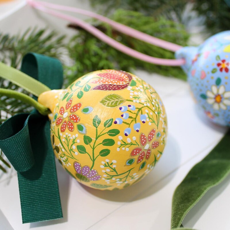 Hand Painted Bauble - Etsy
