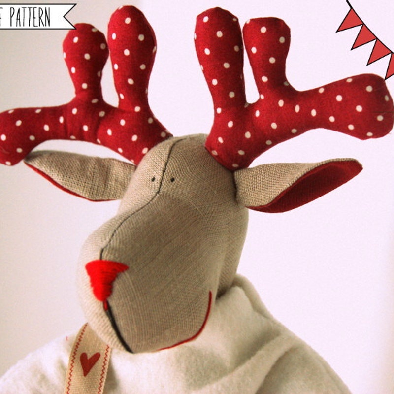 Reindeer Pattern - Etsy