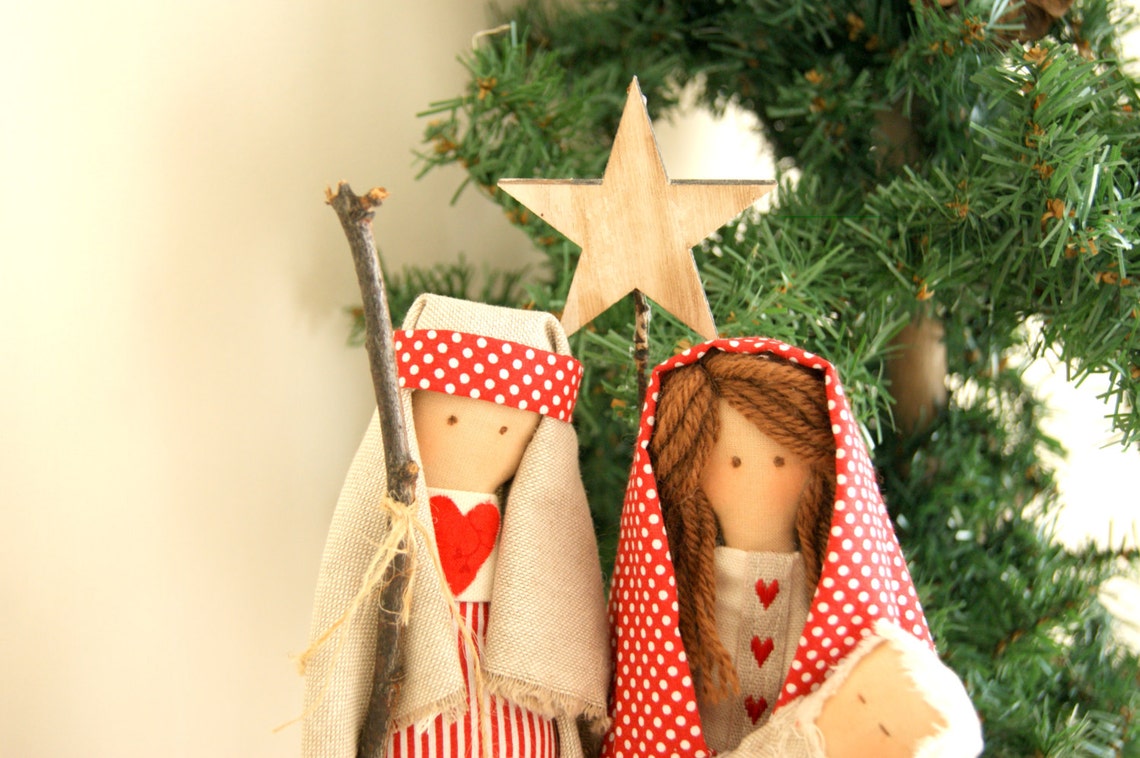 Christmas Nativity Pattern,pdf Sewing Pattern Festive Nordic,christmas ...
