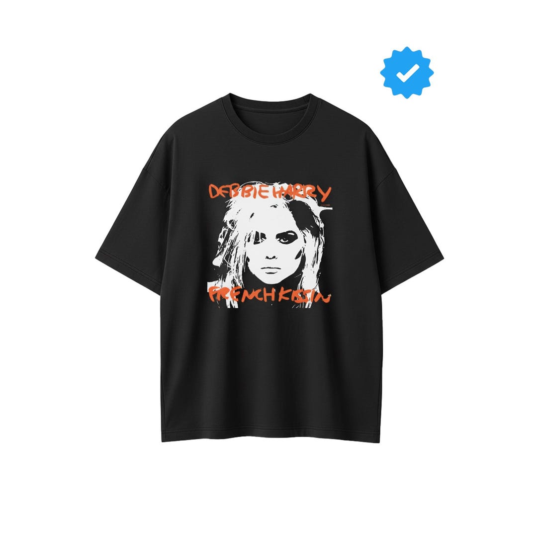 Debbie Harry French Kissin Song Shirt - Vintage 1986 Blondie Debbie ...