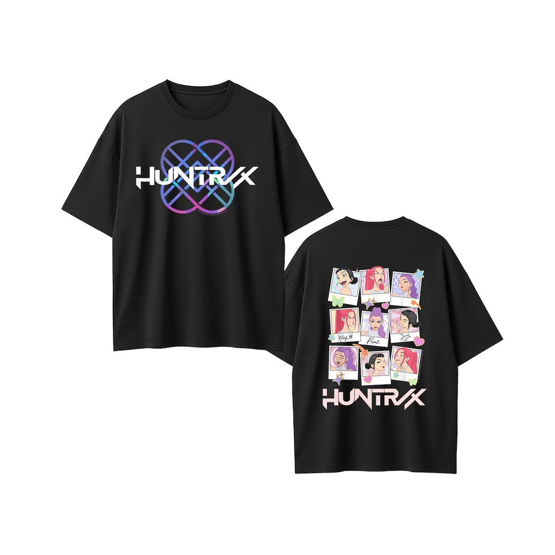 Kpop Demon Hunters Huntrix Polaroid Frames Tshirt Hoodie - Huntrix ...