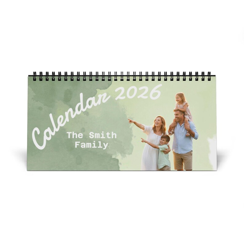 Personalized Photo Calendar 2026, Desktop & Family Calendar, Custom ...