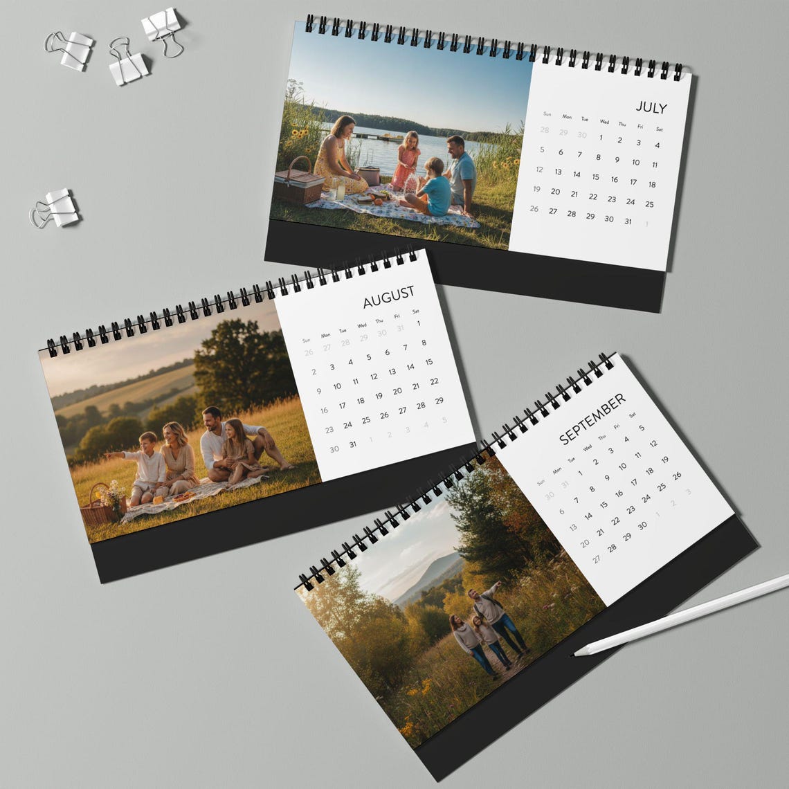 Personalized Photo Calendar 2026, Desktop & Family Calendar, Custom ...