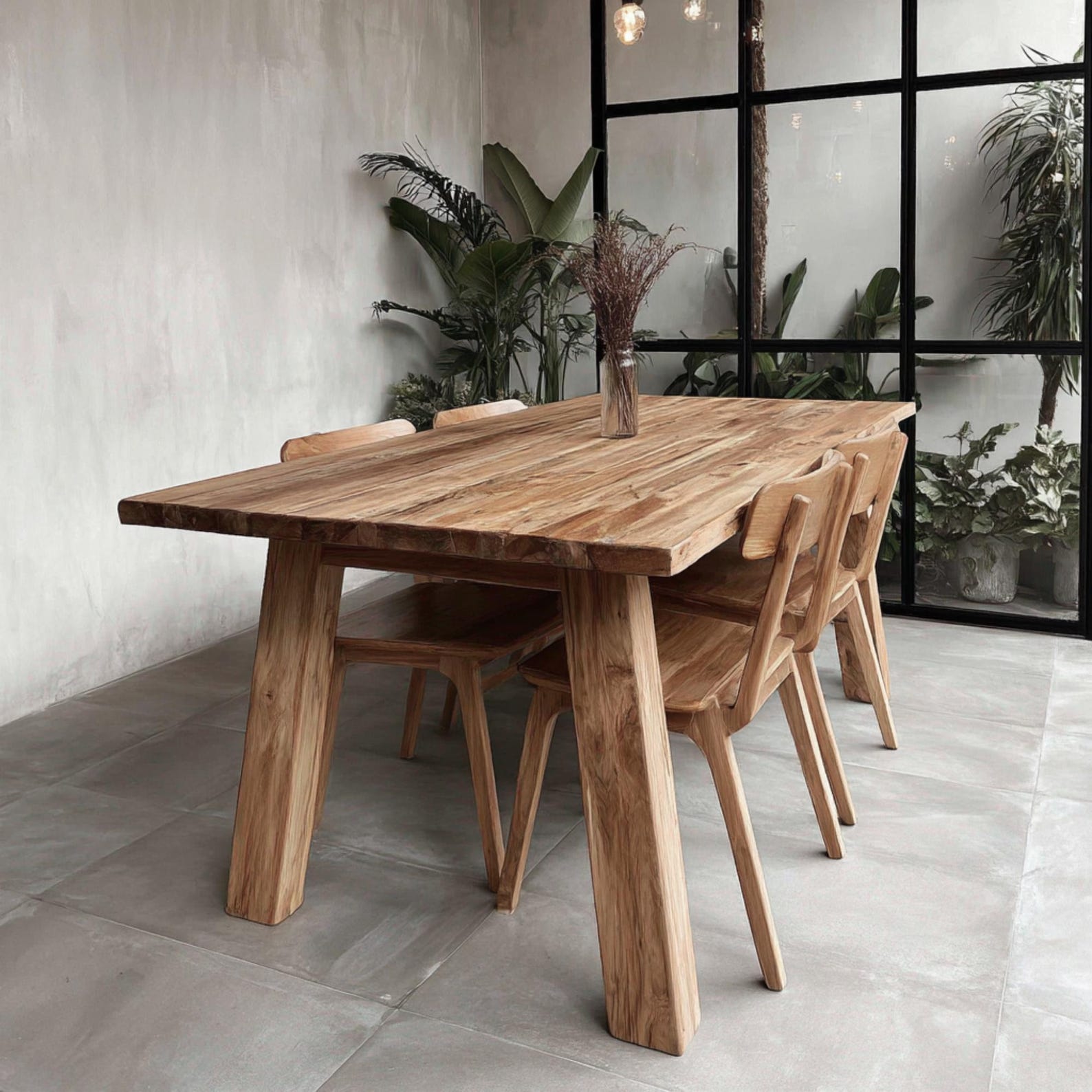 Rustic Wooden Table - Dining Table - Kitchen Table - Farmhouse Table ...