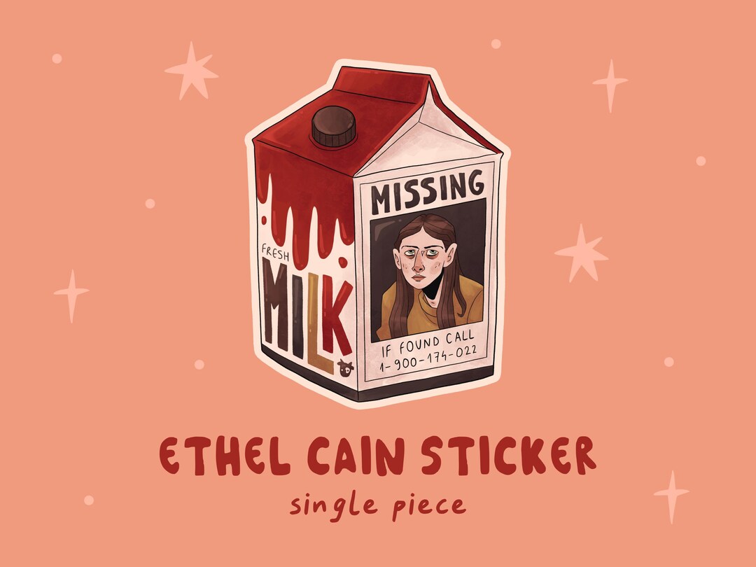 Ethel Cain Milk Carton Sticker - Etsy
