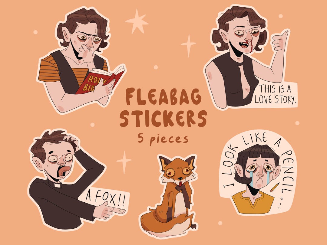 Fleabag Sticker Pack - Etsy