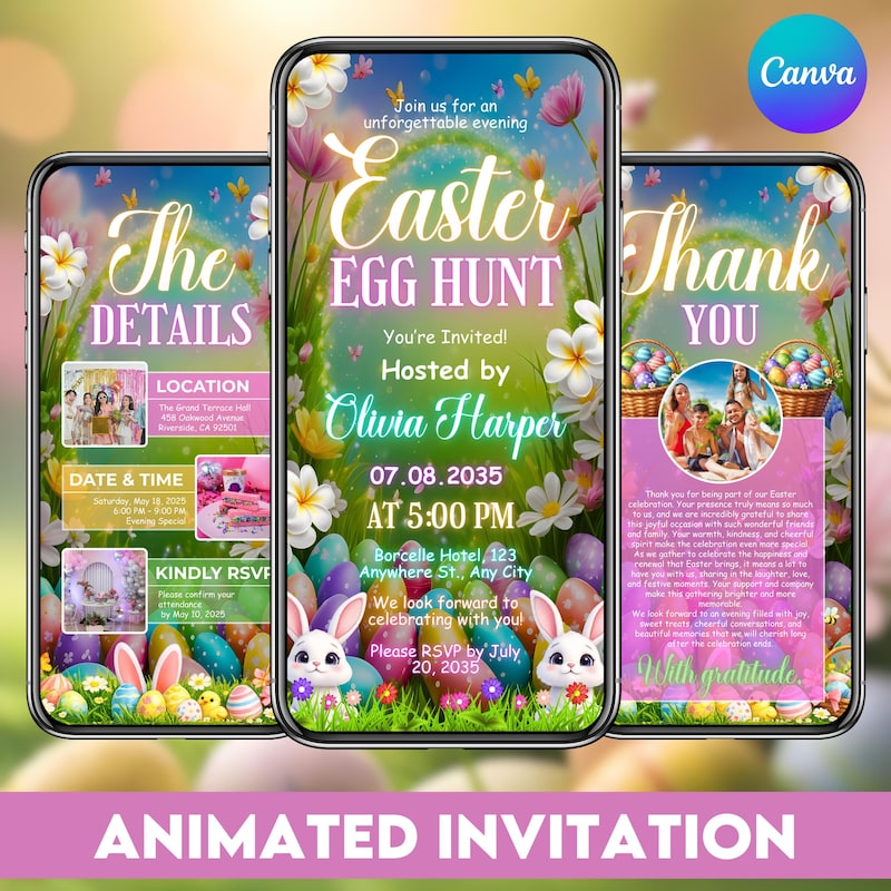 Easter Gathering Invite - Etsy