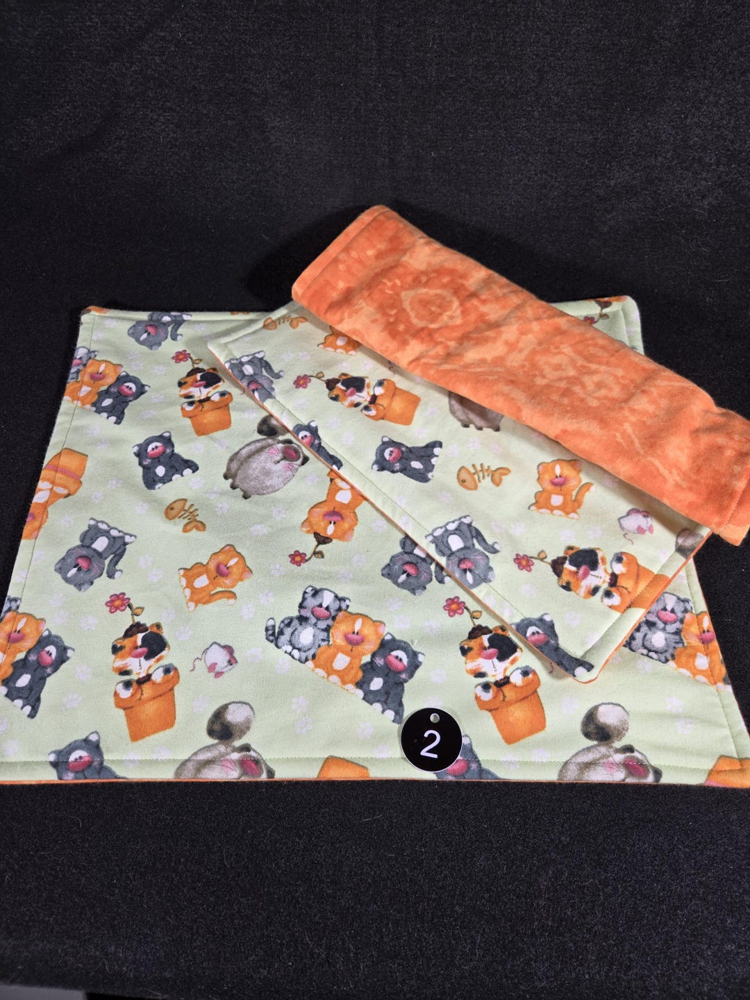 Handmade Flannel Catnip Crinkle Mats-cats in Flower Pots - Etsy