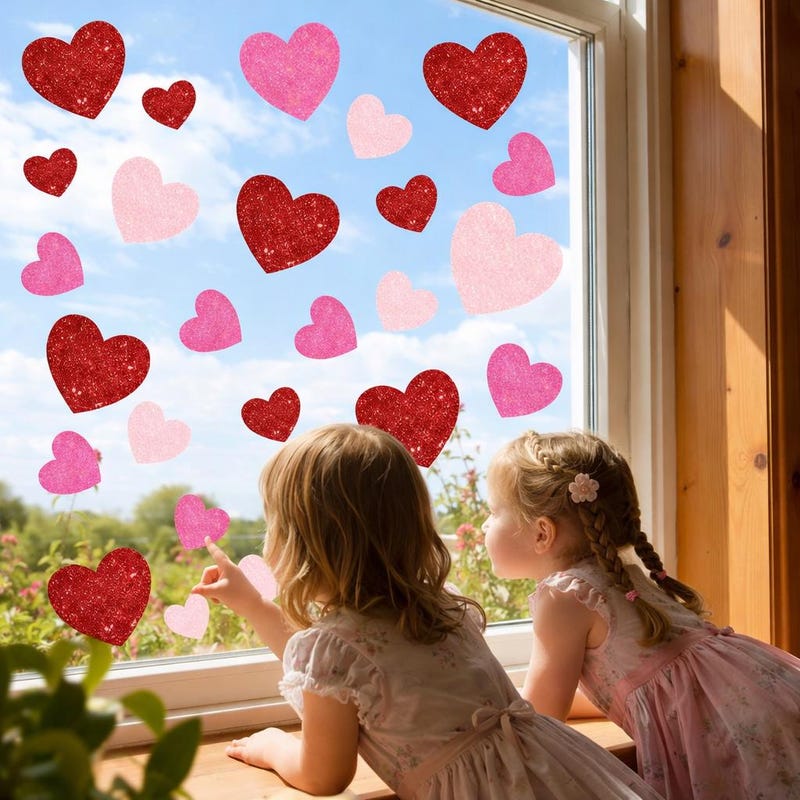 Window Valentine Sticker - Etsy