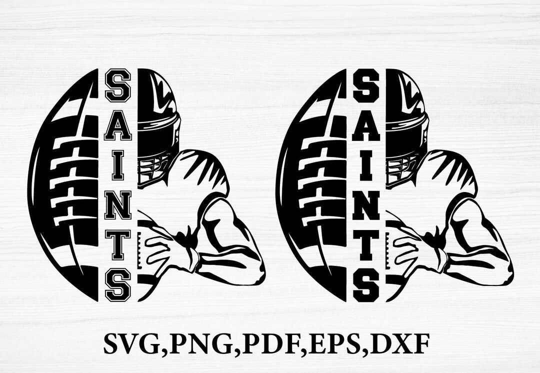 Saints Svg Eps Png Dxf Cricut Saint Design Cut File Print - Etsy Australia