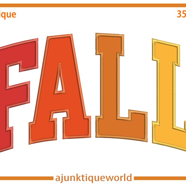 Fall Applique - Etsy
