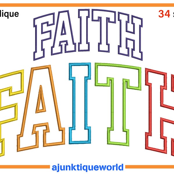 Faith Embroidery - Etsy