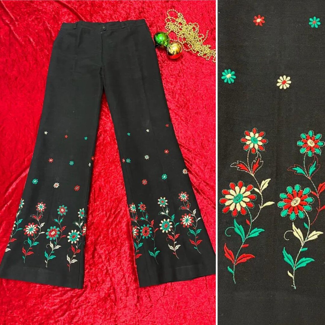 Vintage Bell Bottom Pants Vintage Flares 70s Pants Vintage Flared Pants ...