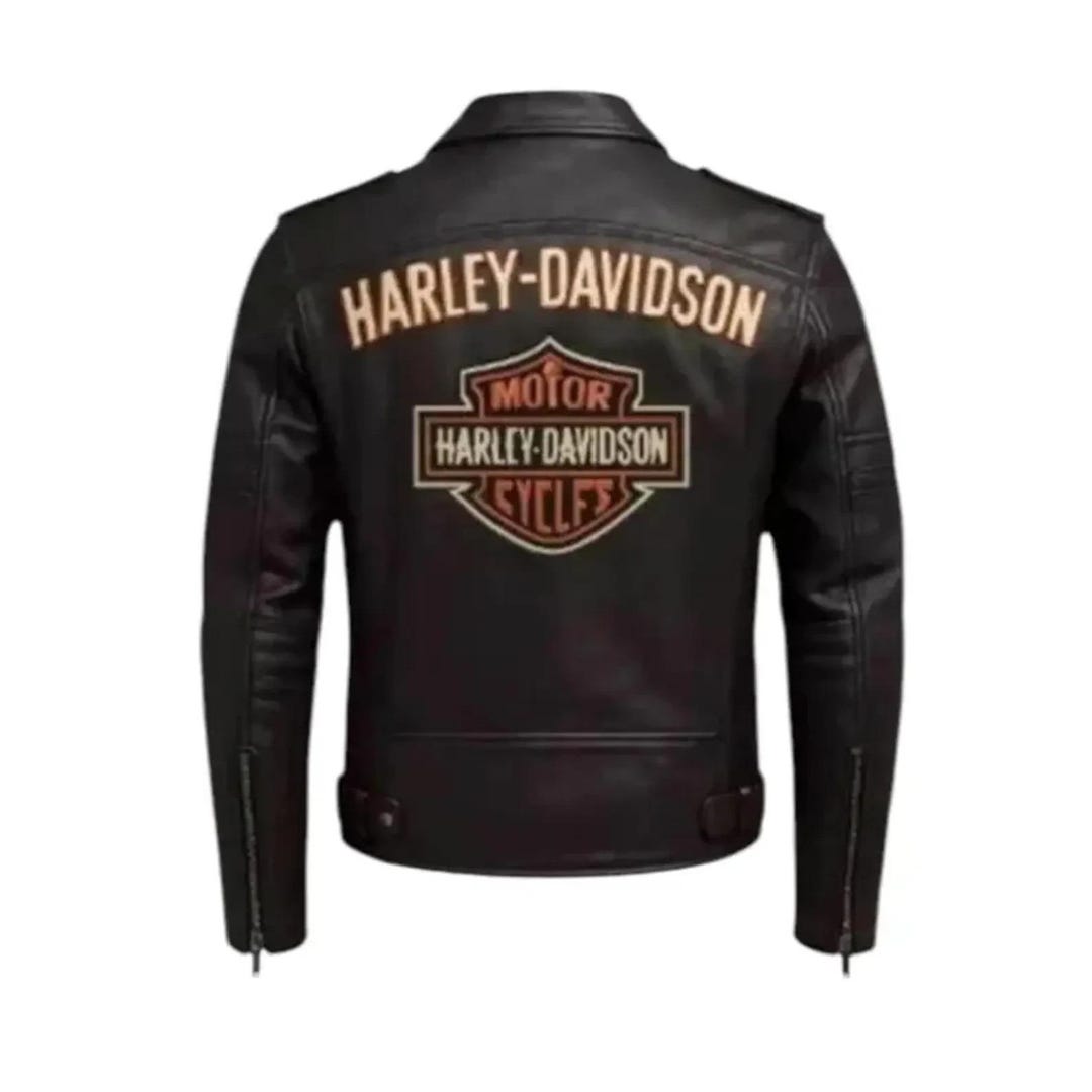 Harley Davidson Men's Motorcycle Riding Jacket Genuine Leather ...