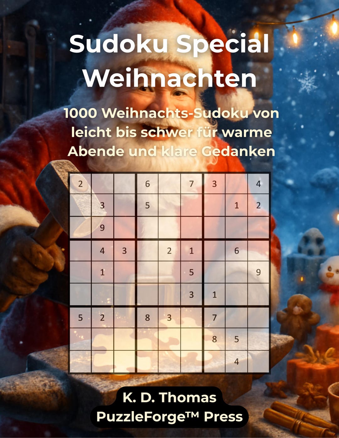 Sudoku Special - Christmas - 1000 Christmas Sudoku Puzzles From Easy to ...