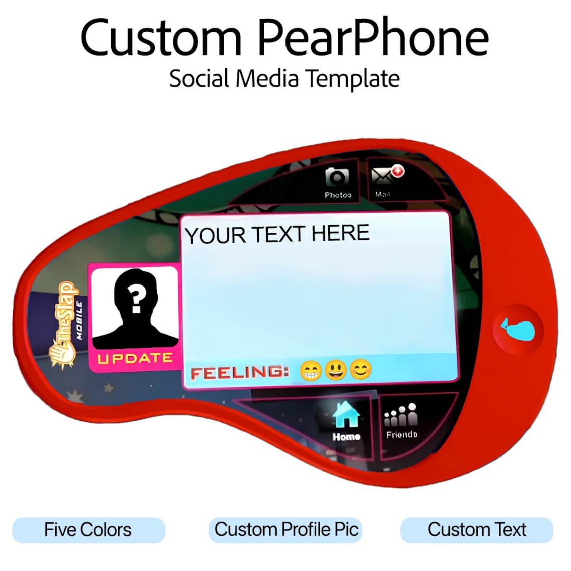 Pearphone Transparent Overlay for Social Media (inspired by Icarly ...