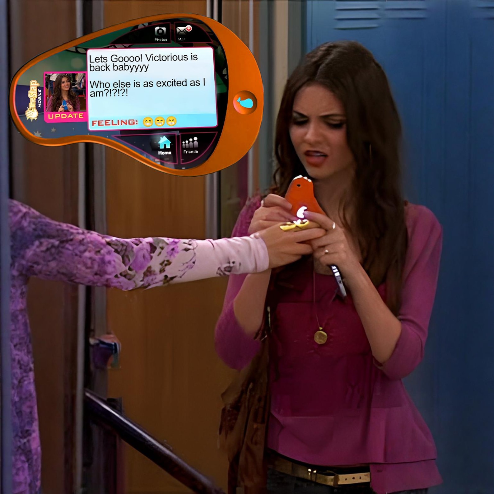 Pearphone Transparent Overlay for Social Media (inspired by Icarly ...