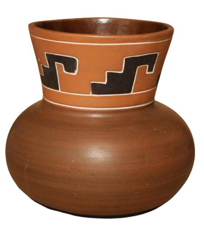 Native American Apache Indian Pottery Jar Southwest 7.5" - Etsy