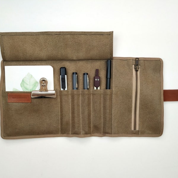 Roll up Pencil Case - Etsy