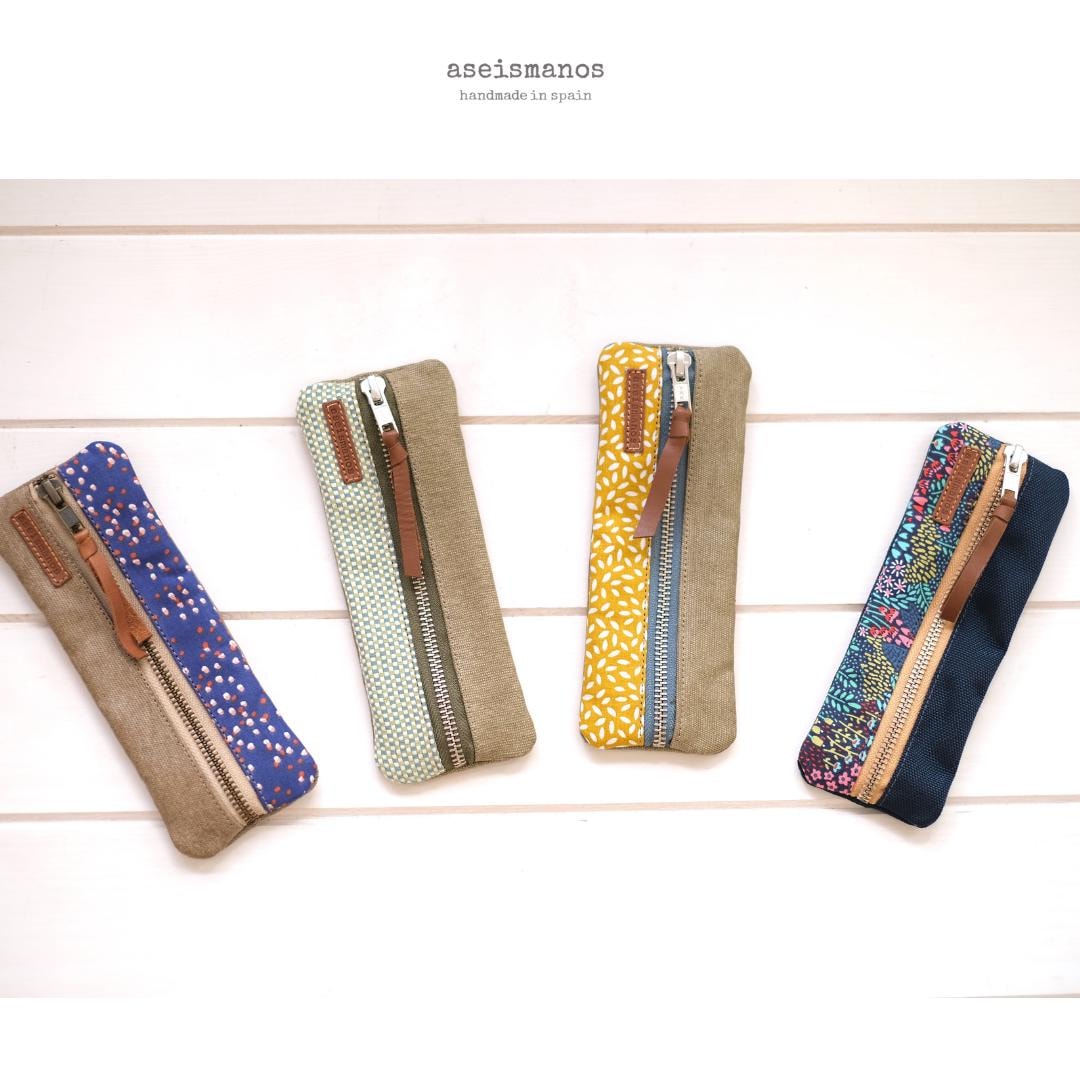 Small Pencil Case, Teacher Gift, Compact Pencil Pouch, Make up Brush ...