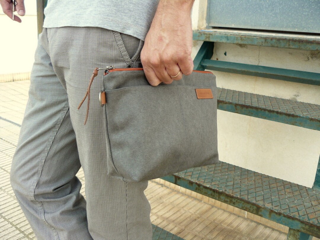 Canvas Carry All Bag/ Pouch Organizer- Project Bag- Travel Organizer ...