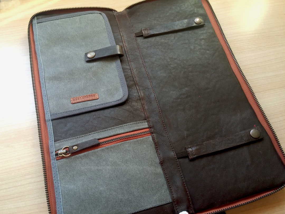 Leather Tie Case – Modern & Elegant Travel Organizer – Groomsmen or ...