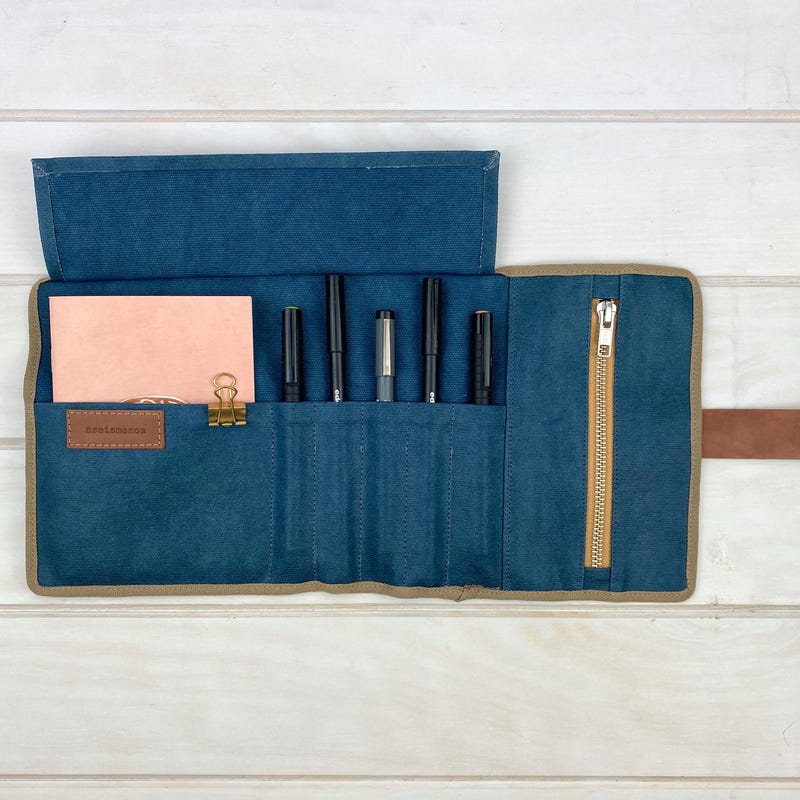 Roll up Pencil Case - Etsy