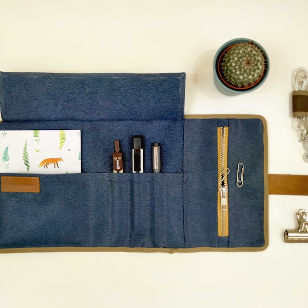Roll up Pencil Case - Etsy