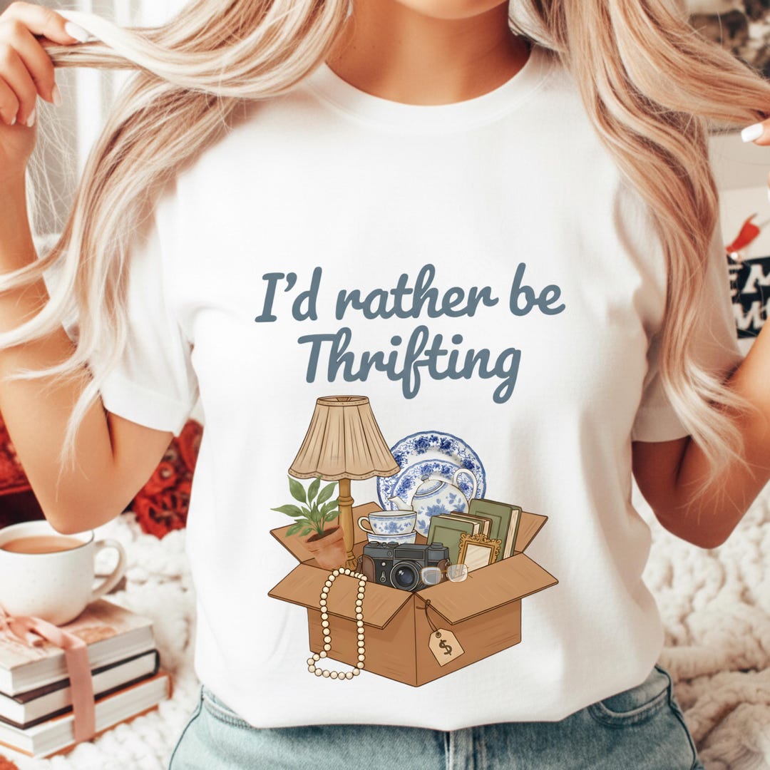 Thrifting PNG, Retro Clipart, Vintage Treasures Design (digital ...
