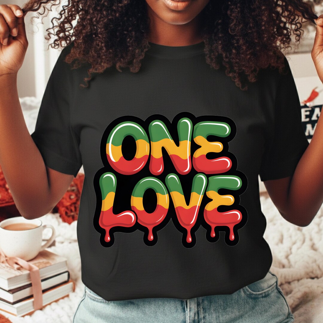 One Love PNG, Rasta, Reggae Juneteenth Clipart, Jamaica Colors ...