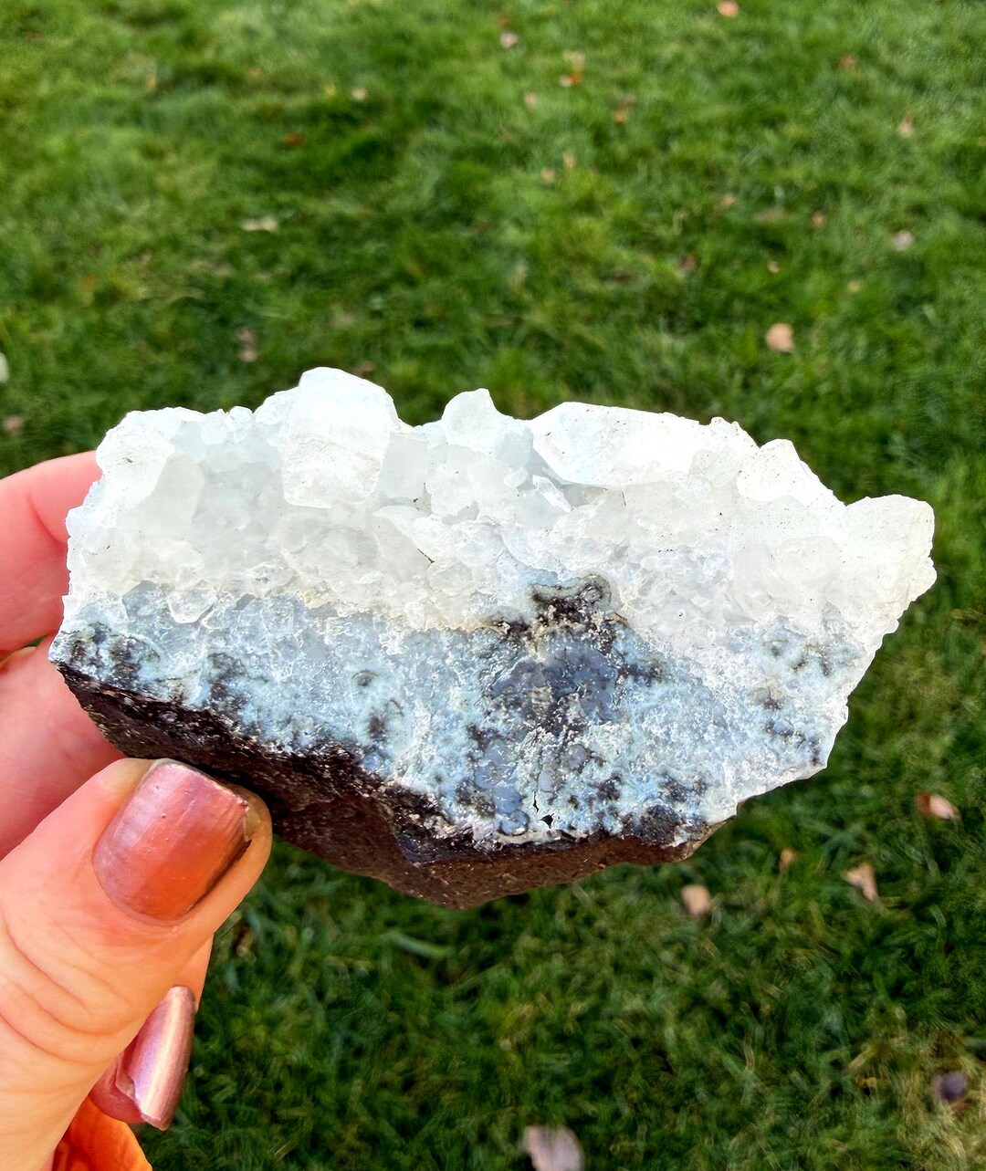 Diamond Apophyllite Iceberg on Matrix - Apophyllite Crystal Cluster ...