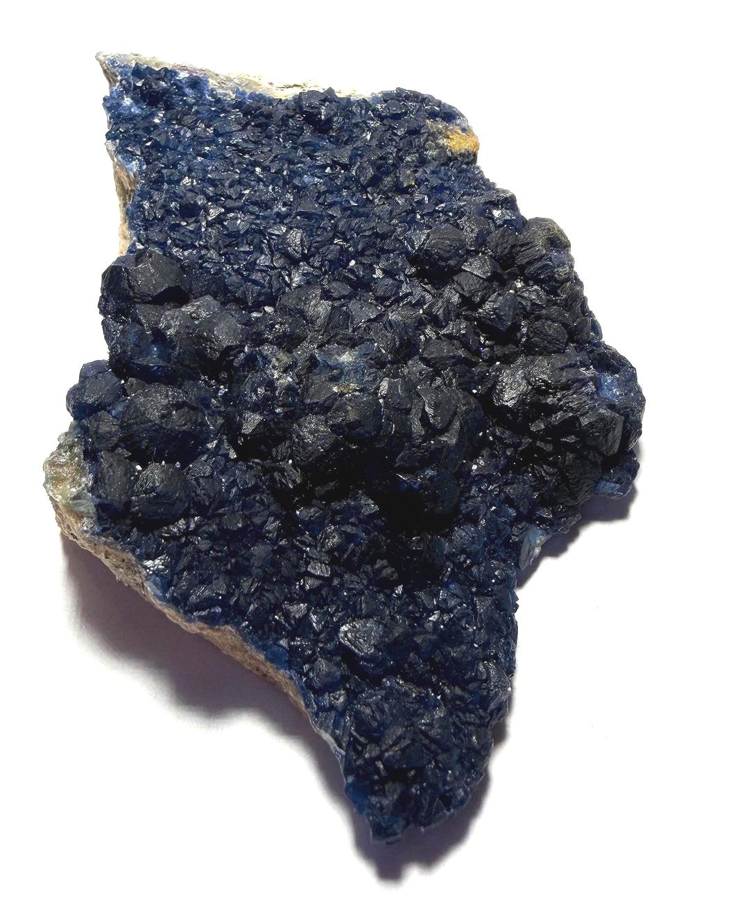 Rich Blueberry Fluorite Cluster - Indigo-blue UV Reactive Fluorite ...