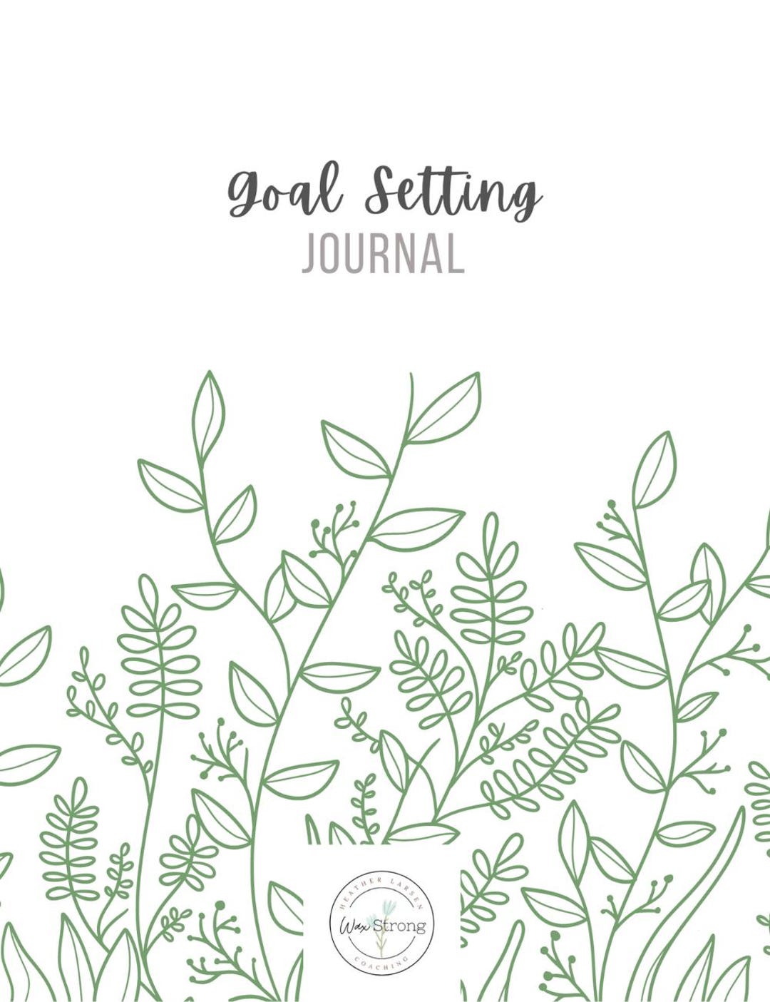 Goal Setting Journal - Digital - Etsy