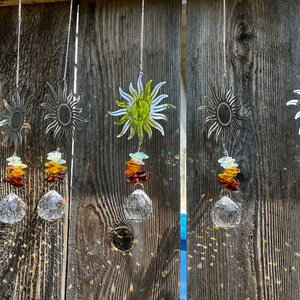 Sun Spinner With Golden Crystals, Whimsical Tree Jewelry, Window and ...