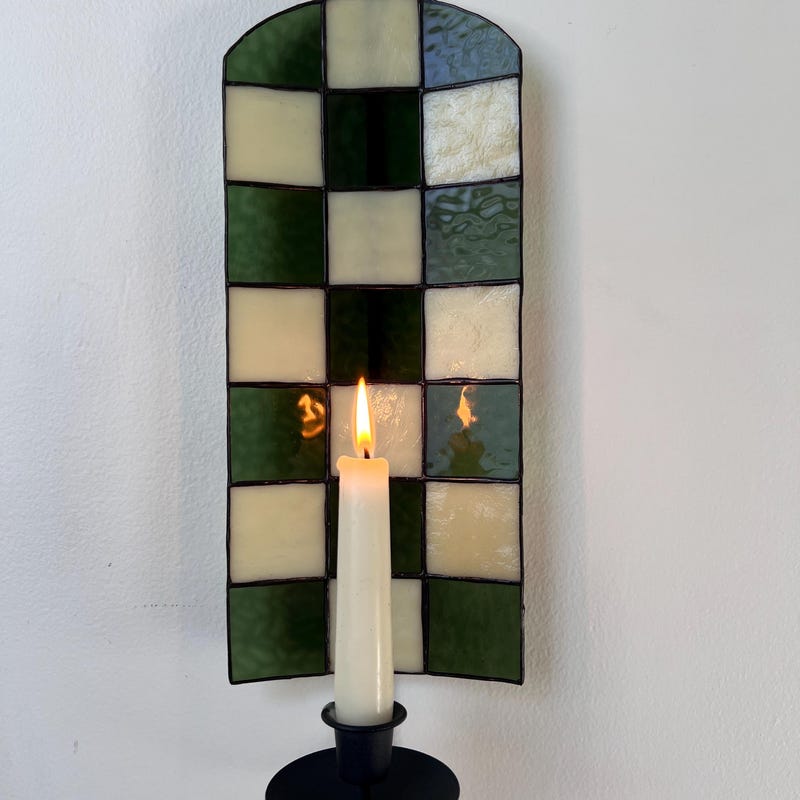 Stained Glass Sconce - Etsy