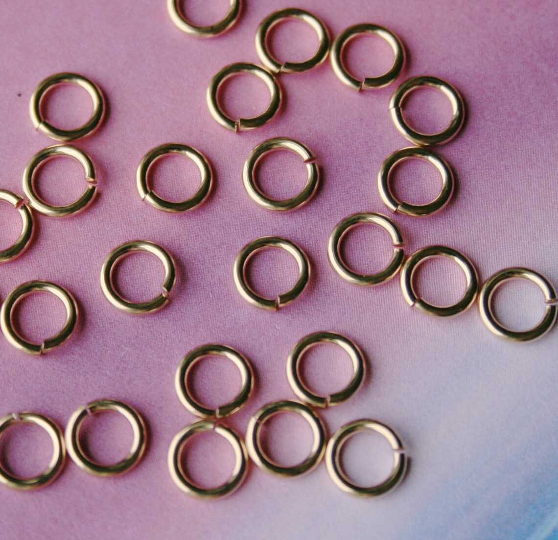 14k Gold Filled LOCKING Open Jump Rings Jumplocks Qty 10 - Etsy