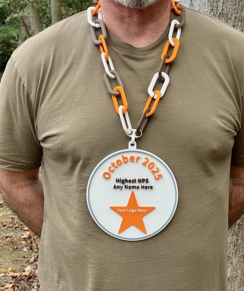 Custom 3d-printed Fan Chain Trophy| Personalized Sales Award | Team ...