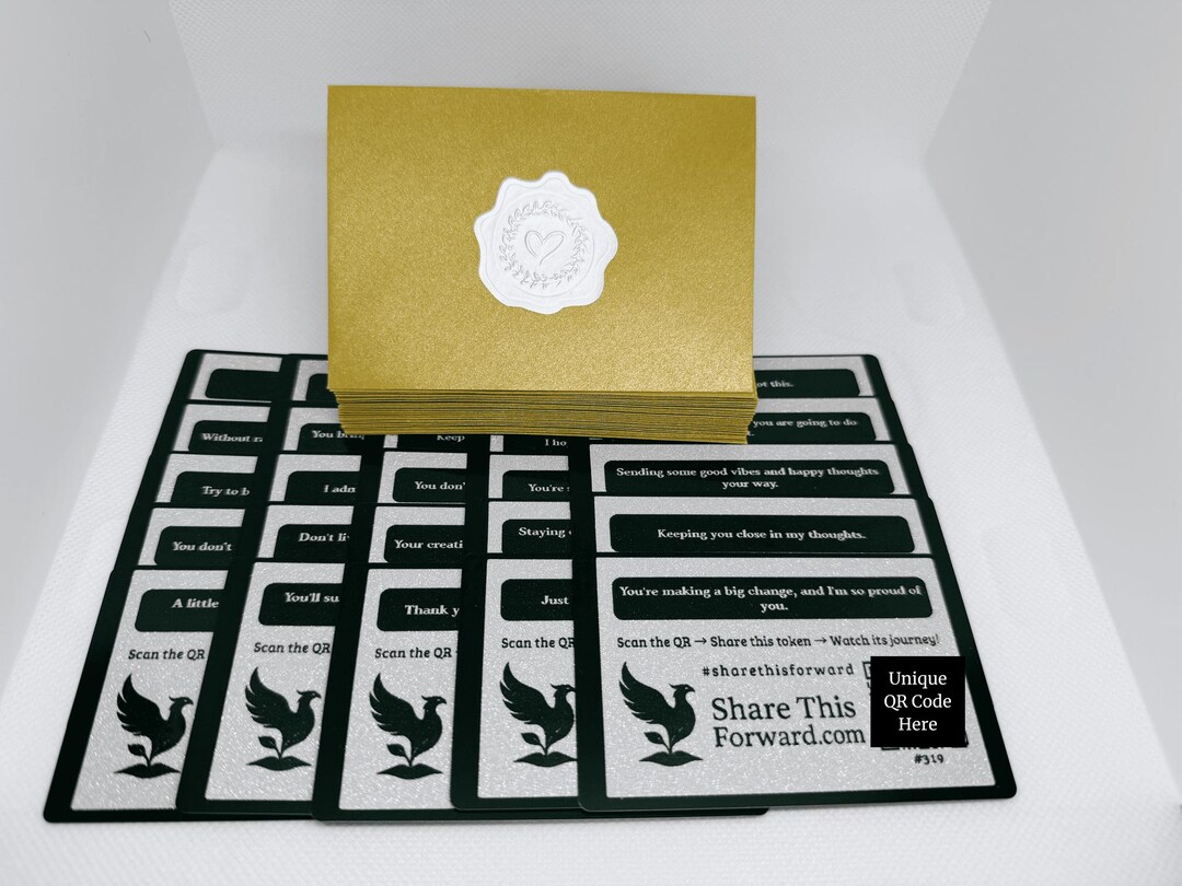 25 Kindness Notes – “the Bloom” | Inspirational Message Cards With ...