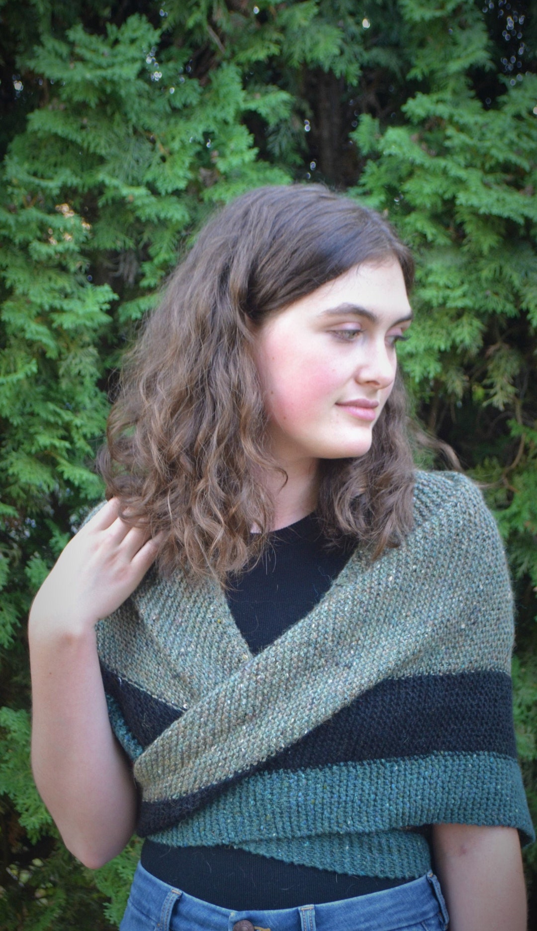 Outlander Inspired Claire Fraser Rent Shawl, Triangle Shawl. Made to ...