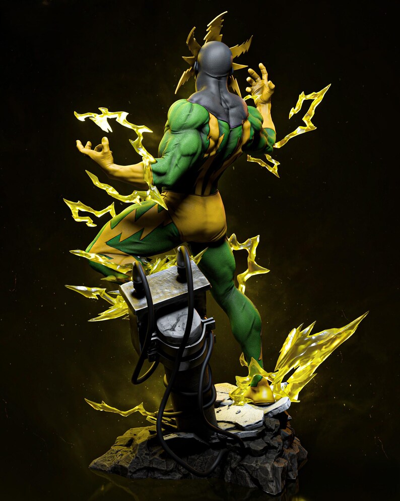 Electro From Spiderman - 3D STL File | Resin Stl File | FDM Stl File ...