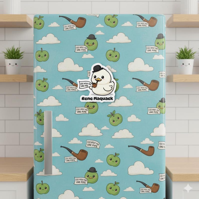 Maquack Magnet Kawaii Artist Parody Magnet for Kids and Fridge Decor - Etsy